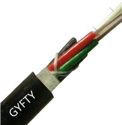 Cina 24 48 svuotano il cavo a fibre ottiche all'aperto di GYFTY con il membro di forza di FRP in vendita