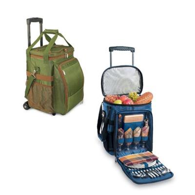 China New Picnic Time - Avalanche - Pine w/Lattice Stripe Picnic Cooler Set factory