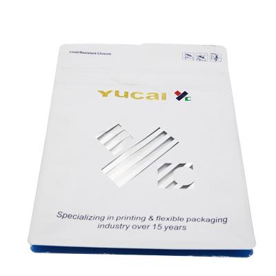 Cina La chiusura lampo resistente del bambino da 130 micron insacca la guarnizione laterale tre risigillabili in vendita