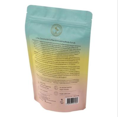 Cina Borse d'imballaggio biodegradabili 250g 340g dell'alimento di plastica un forte sigillamento di 120 micron con la chiusura lampo in vendita