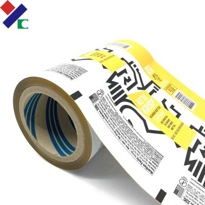 Cina 40 micron della guarnizione del film di alluminio del di rotolo freddo OPP/VMCPP della plastica per l'imballaggio di Antivari di cioccolato in vendita