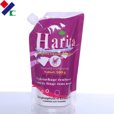 Cina Detersivo diritto di Doypack sacchetto detergente liquido d'imballaggio della borsa/80 mic in vendita