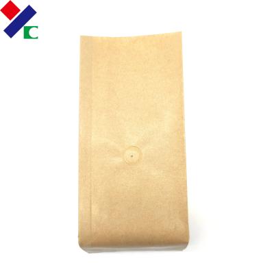 Cina Borse 100% di caffè concimabili del sacchetto di carta kraft di PLA della saldatura a caldo con la valvola ed il logo su ordinazione in vendita