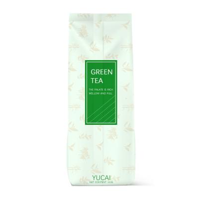 Cina di alluminio laterale del sacchetto del rinforzo del tè verde 100g che allinea dentro in vendita
