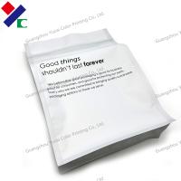 China Biodegradable Empty Tea Matt Food Packaging Pouch Zip Lock Bag for sale