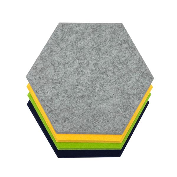 Quality Hexagon Sound Acoustic Panels Modern PET Felt Acoustic Panels Fireproof for sale