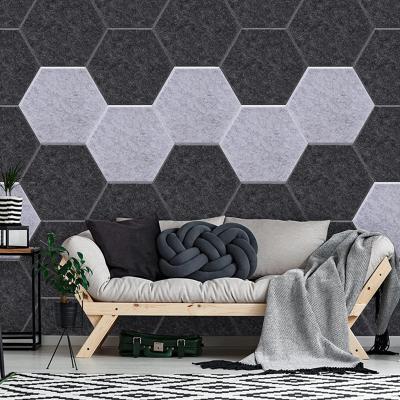 China Eco Friendly Hexagon Acoustic Panels Y Shaped Soundproof Acoustic Panel Fireproof for sale