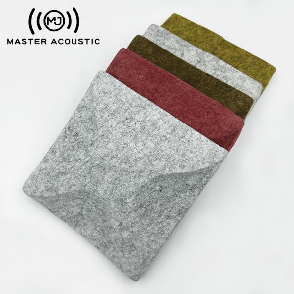 Quality Modern 3D Acoustic Wall Panels Recycled Polyester Fiber Acoustic Board Eco Friendly For Apartment for sale