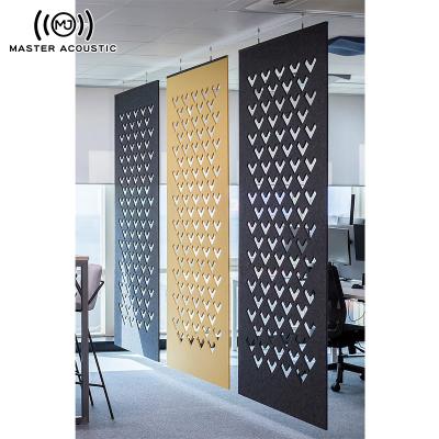 China Soundproof Acoustic Office Screens Polyester Acoustic Divider Panels for sale