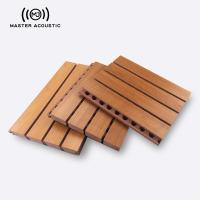 Quality Modern Grooved Acoustic Panel Waterproof Slotted Wall Panels Eco Friendly for sale