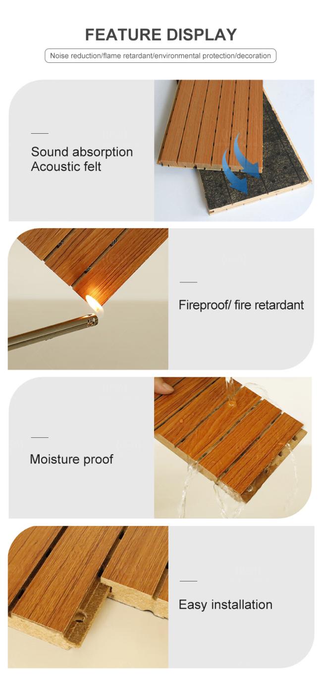 Acoustic panel application in commercial space