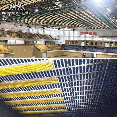 China Mold Resistant Suspended Acoustic Baffles Customized Acoustic Polyester Baffles Fireproof for sale