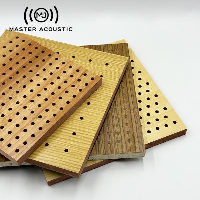 China MDF Perforated Acoustic Panels Acoustic Panel Manufacturers for Wall Cladding for sale