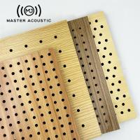 Quality 12mm / 15mm / 18mm Thickness Perforated Wood Acoustic Panels Decorative Wooden for sale