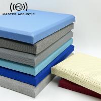 Quality 25mm / 50mm Thickness Fabric Wrapped Acoustic Panels Customized Fabric Acoustic for sale