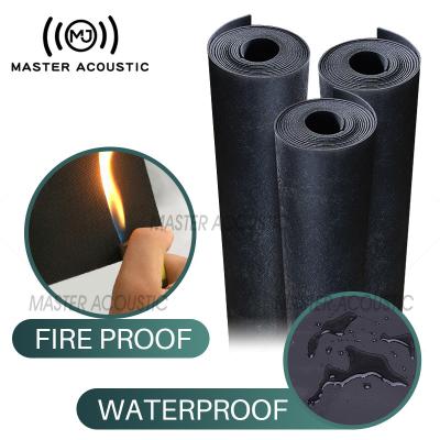 China Fire Resistant Mass Loaded Vinyl Black MLV Soundproofing Material Customized for sale
