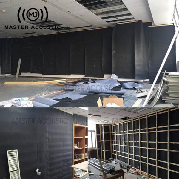 Quality Fire Resistant Mass Loaded Vinyl Black MLV Soundproofing Material Customized for sale
