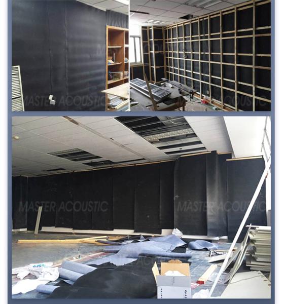 Quality Fire Resistant Mass Loaded Vinyl Black MLV Soundproofing Material Customized for sale