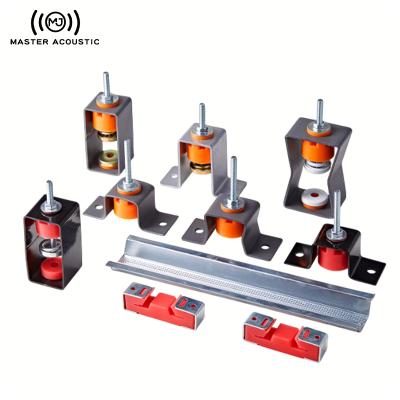 China Industrial Rubber Wall Shock Absorber Compact Vibration Isolators For HVAC Units for sale