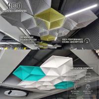 China Decorative PET Ceiling Sound-Absorbing Panels for sale