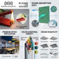 China Eco-Friendly Polyester Ceiling Sound-Absorbing Panels Solutions for sale