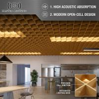 China Eco-Friendly Polyester Ceiling Sound-Absorbing Panels Solutions for sale