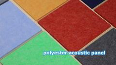 polyester acoustic panel