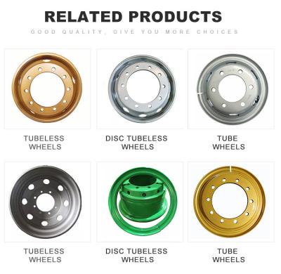 Cina Fuel Truck Wheels Rims 8.25x22.5 in vendita