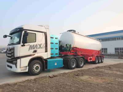 Cina Bulk Cement Tanker Semi Trailer 10000 Gallon 40 Cbm Dry Cement Trailer in vendita