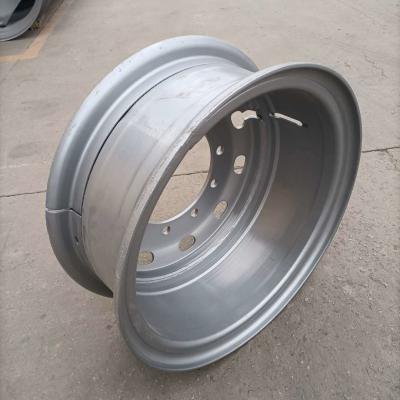 Cina 24.5 22.5 Steel Truck Rims 8.5-24 Trailer Wheel Rim 15x5 J 5-4.5 1200-24 Tires in vendita