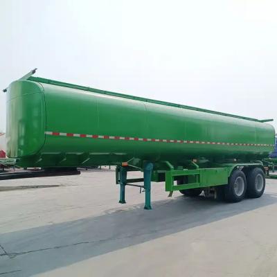 Cina 2 assi Car Fuel Tanker Trailer Tractor 40000 Litri Oil Fuel Tank Semi-trailer in vendita