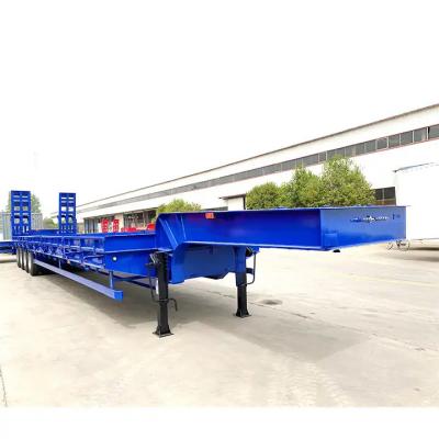 Cina 4 assi semirimorchiato a passo basso Camione 120 tonnellate in vendita