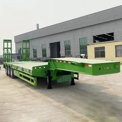 Cina 3 assi 60 tonnellate semirimorchio a letto basso in vendita