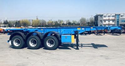 Cina 3 assi 6m 20ft Skeleton Trailer Truck 20ft Skeletal Trailer in vendita in vendita