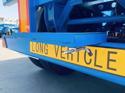Cina 3 assi 6m 20ft Skeleton Trailer Truck 20ft Skeletal Trailer in vendita in vendita