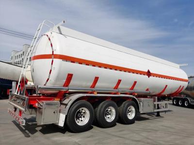 Cina 3 Axle 42000 45000 Liters Aluminum Carbon Steel Oil Tanker Fuel Tank Semi Trailer  Oil Tank Truck Trailer in vendita