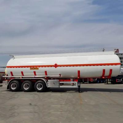 Cina 3 Axle 42000 45000 Liters Aluminum Carbon Steel Oil Tanker Fuel Tank Semi Trailer  Oil Tank Truck Trailer in vendita