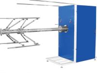 China Umbrella Type Bag Opening Machine With Spray Gluing for sale