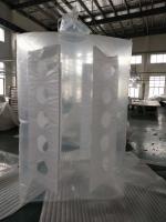 China 4 Cross Corner Loops Baffle Big Bag 3000kg Jumbo Plastic Containers for sale