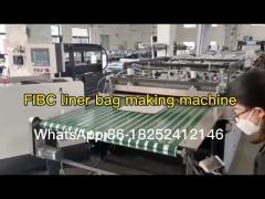 Vacuum FIBC Liner Bag Making Machine 3 Sides Sealed For Packaging