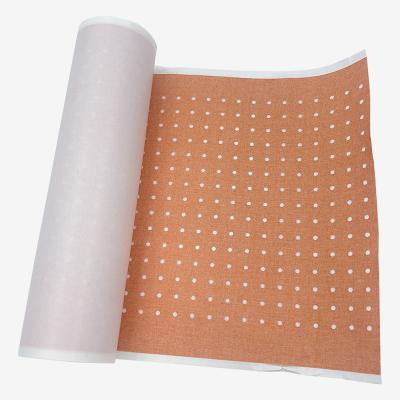 China Skin Color Athletic Sports Tape Perforated Medical Cotton Tape With Zinc Oxide Glue for sale