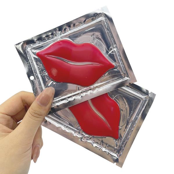 Quality Custom Size Hydrating Moisturizing Crystal Lip Mask Hydrogel Collagen Lip Patch for sale
