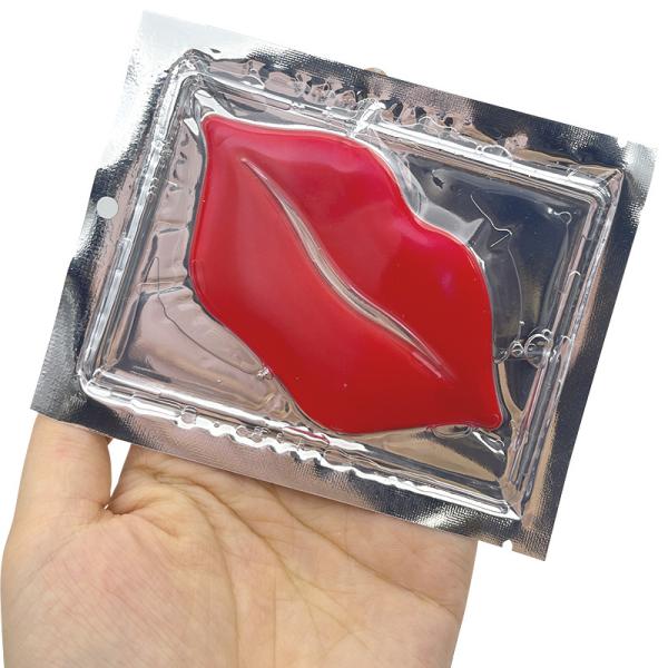 Quality Custom Size Hydrating Moisturizing Crystal Lip Mask Hydrogel Collagen Lip Patch for sale