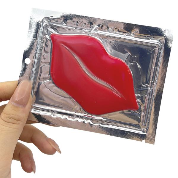 Quality Custom Size Hydrating Moisturizing Crystal Lip Mask Hydrogel Collagen Lip Patch for sale