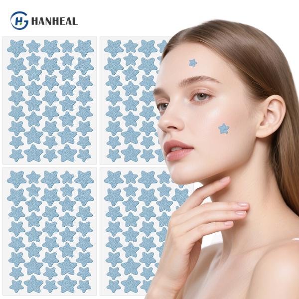 Quality Customized Color Hydrocolloid Acne Pimple Patch Star Shape For All Skin Types for sale