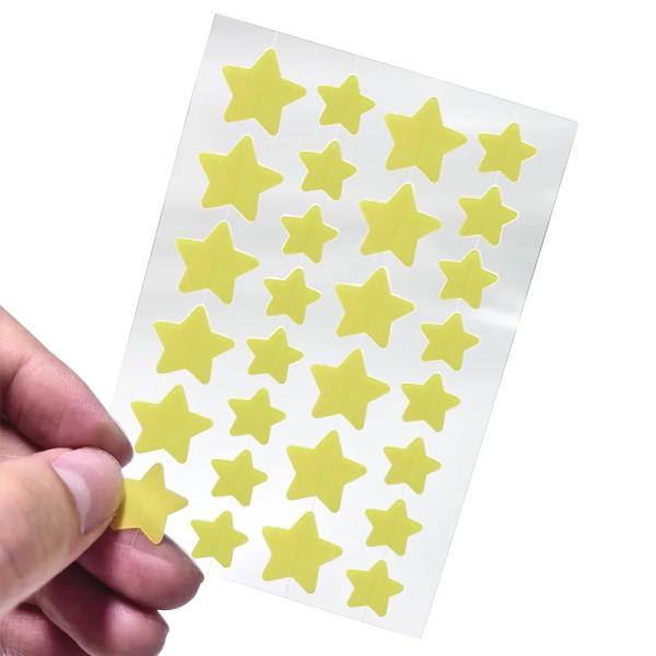 Quality Customized Color Hydrocolloid Acne Pimple Patch Star Shape For All Skin Types for sale