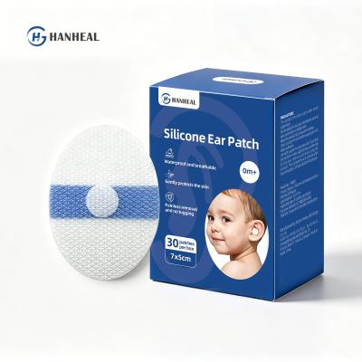 China Hangu OEM & ODM Baby Silicone Ear Patch Waterproof Protection for Infant Bathing for sale