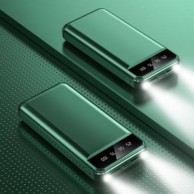China 20000mah Dual USB Power Bank LED Display Portable Charger Large Capacity Custom Logo for sale