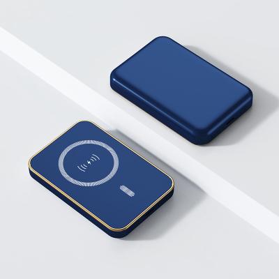 Cina 5000mAh di ricarica veloce ABS caricabatterie wireless Power Bank per cellulari 2024 Ultimo design in vendita