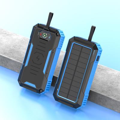 Cina Banche di carica rapida di telefoni cellulari all'aria aperta 30000Mah Banche di carica del pannello solare senza fili impermeabile in vendita